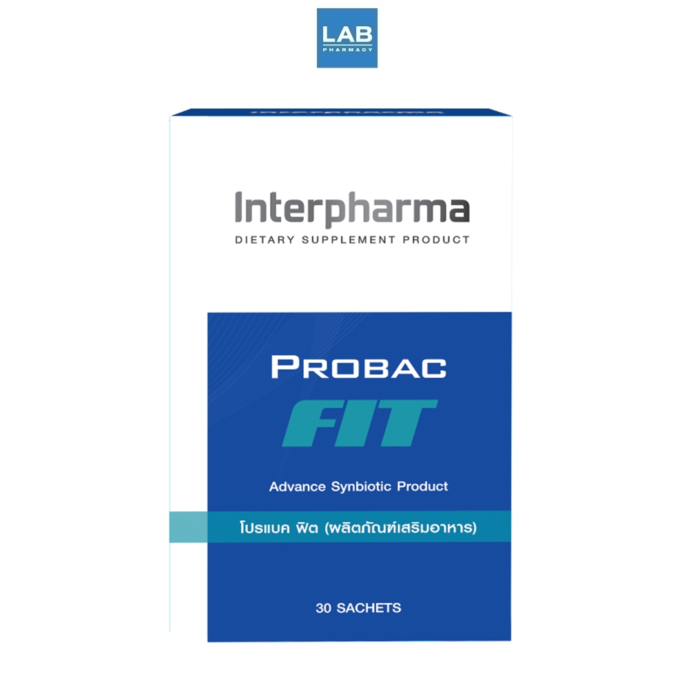 Interpharma Probac Fit 30s - LAB Live Healthy